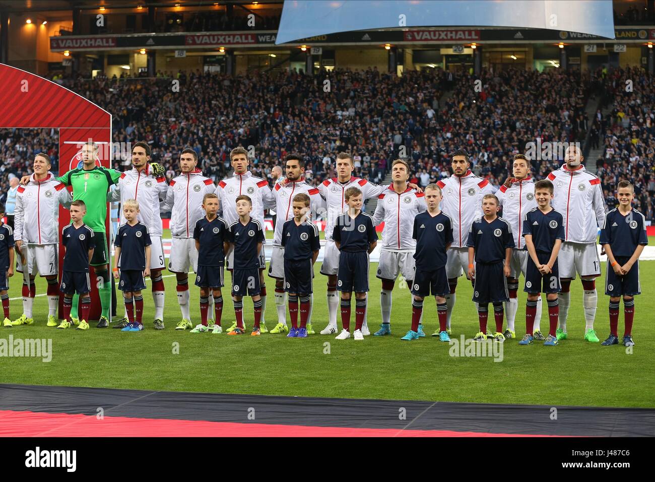 GERMANY TEAM LINE UP SCOTLAND V GERMANY SCOTLAND V GERMANY HAMPDEN PARK ...