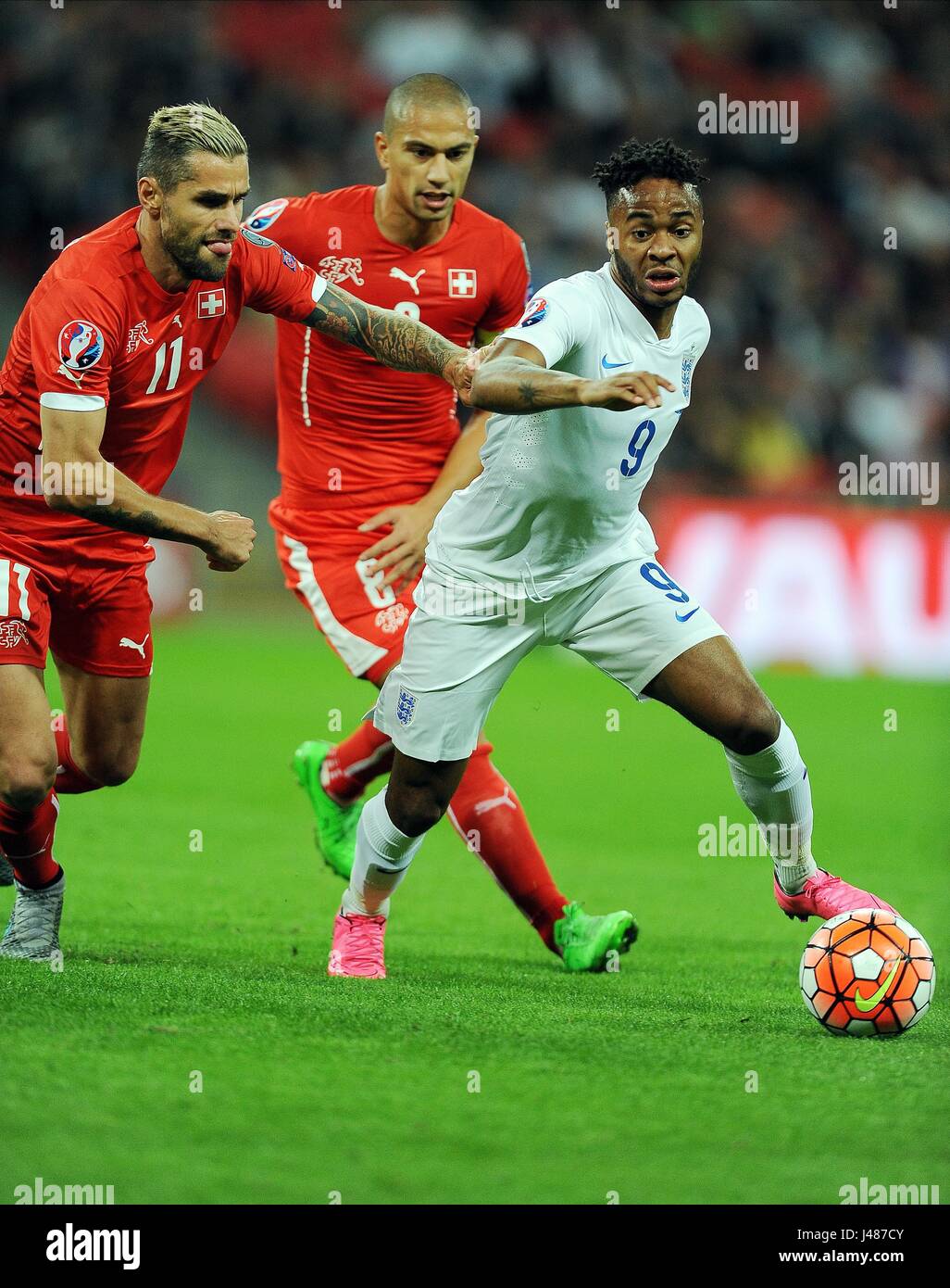 RAHEEM STERLING OF ENGLAND IS ENGLAND V SWITZERLAND WEMBLEY STADIUM ...