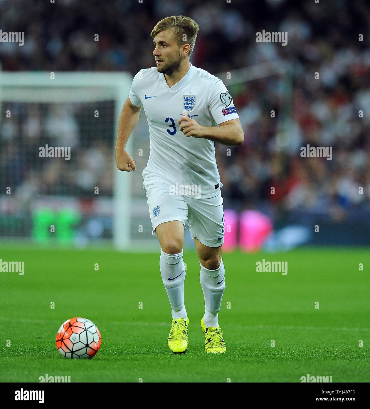 LUKE SHAW OF ENGLAND ENGLAND V SWITZERLAND WEMBLEY STADIUM LONDON ...