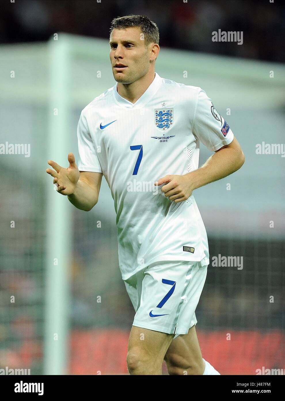 JAMES MILNER OF ENGLAND ENGLAND V SWITZERLAND WEMBLEY STADIUM LONDON ...