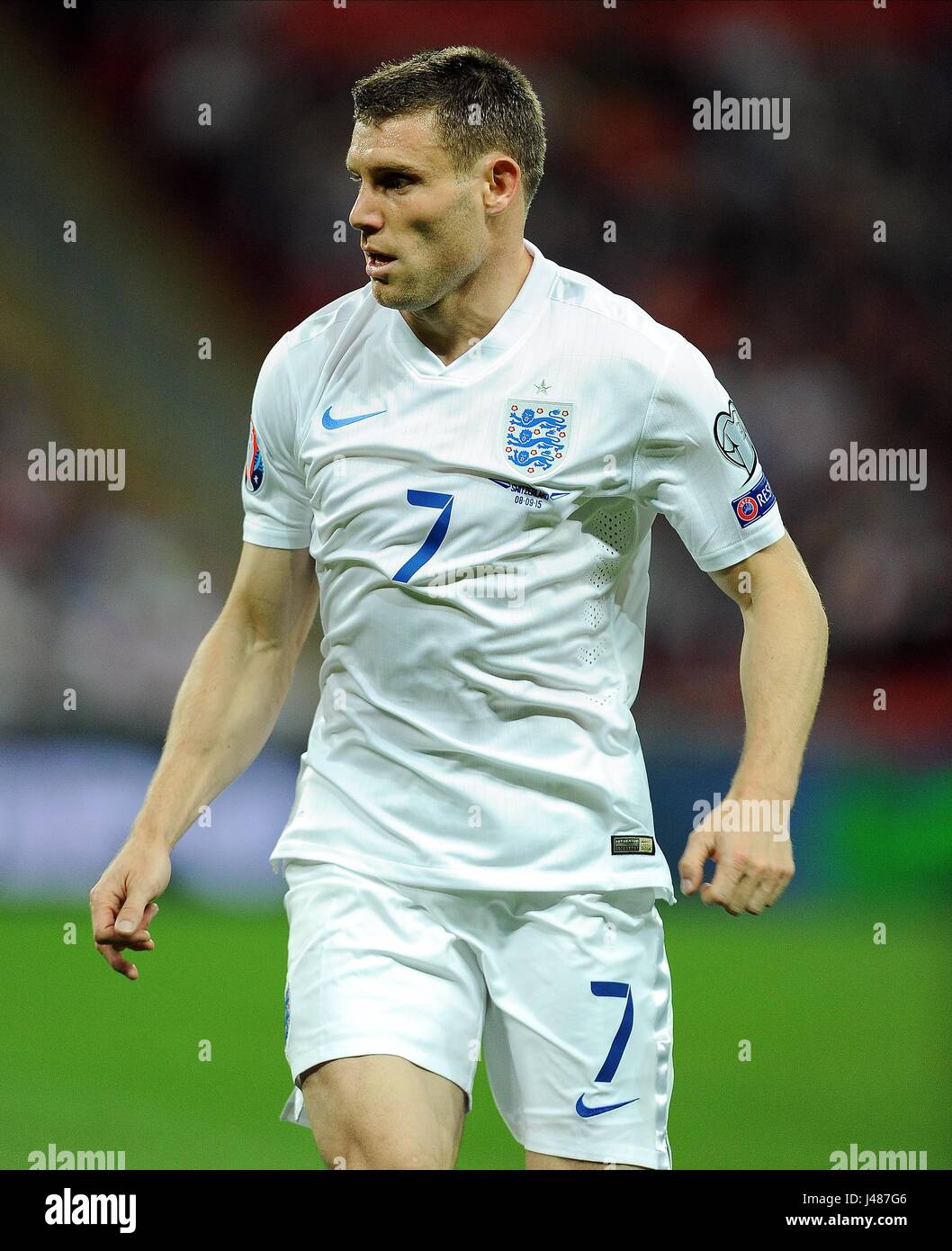 JAMES MILNER OF ENGLAND ENGLAND V SWITZERLAND WEMBLEY STADIUM LONDON ...