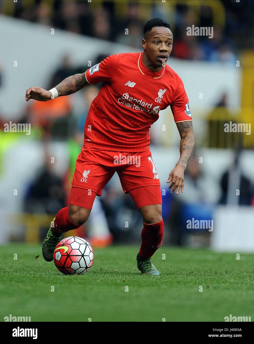 NATHANIEL CLYNE OF LIVERPOOL TOTTENHAM HOTSPUR V LIVERPOOL WHITE HART ...