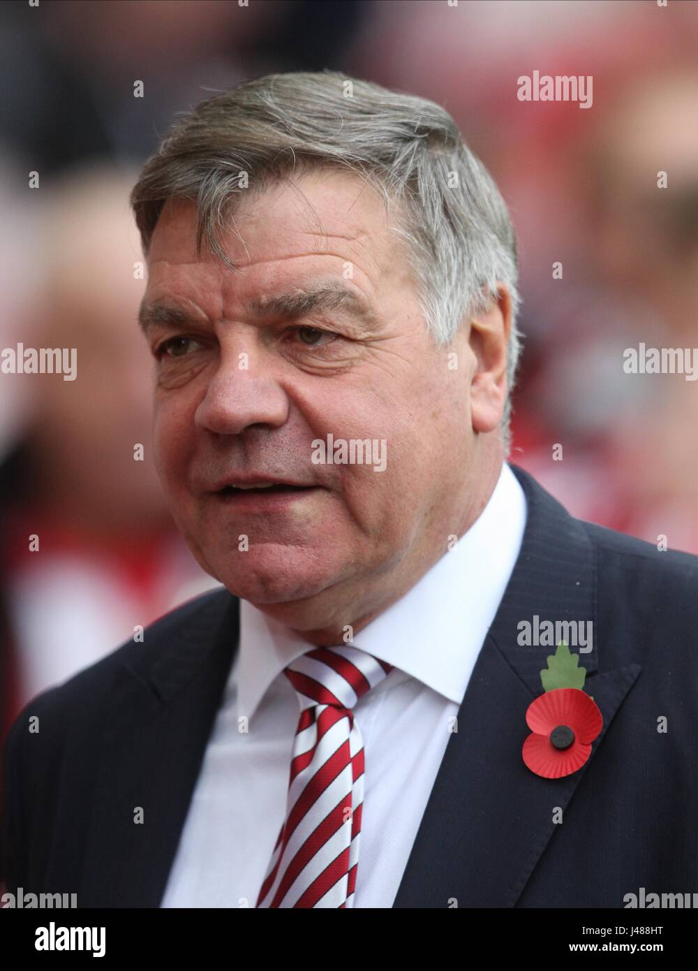 SAM ALLARDYCE FOOTBALL MANAGER STADIUM OF LIGHT SUNDERLAND ENGLAND 25 ...