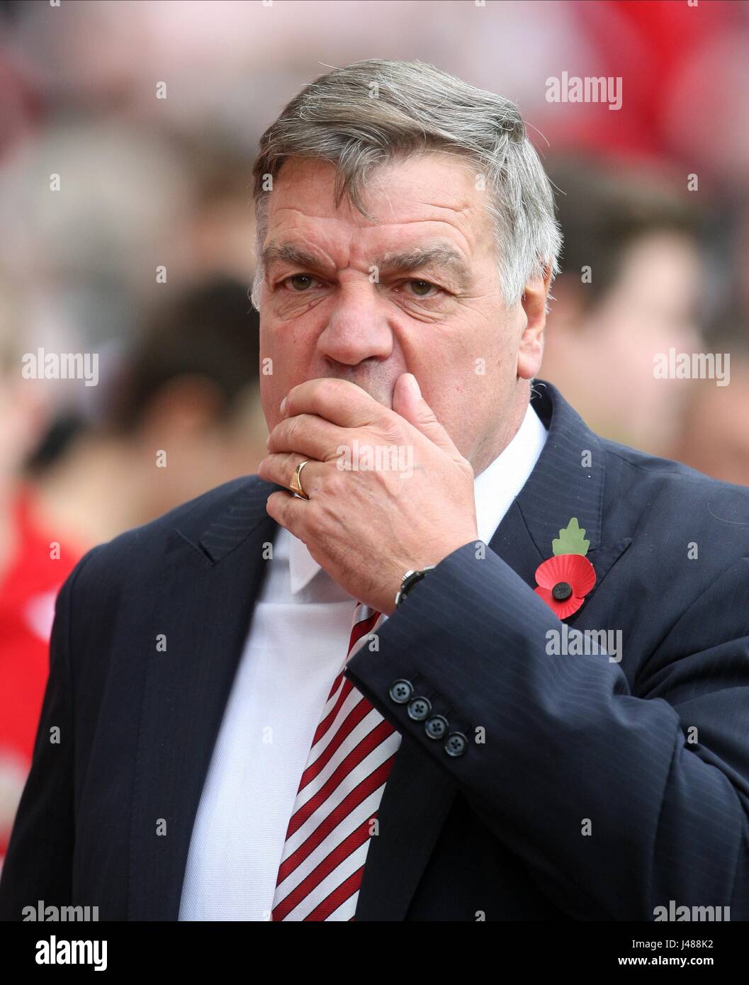SAM ALLARDYCE SUNDERLAND FC MANAGER SUNDERLAND FC MANAGER STADIUM OF ...