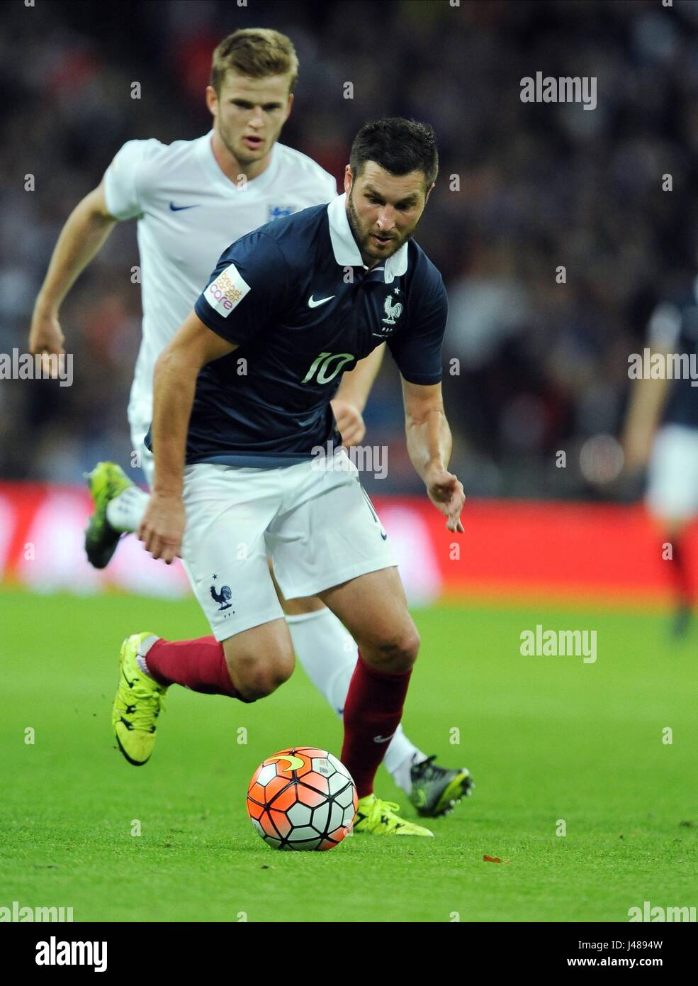 ANDRE PIERRE GIGNAC OF FRANCE ENGLAND V FRANCE WEMBLEY STADIUM LONDON ...