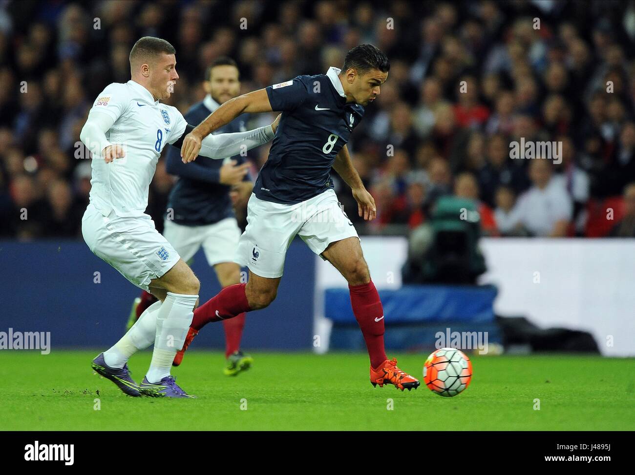 ROSS BARKLEY OF ENGLAND AND I ENGLAND V FRANCE WEMBLEY STADIUM LONDON ...