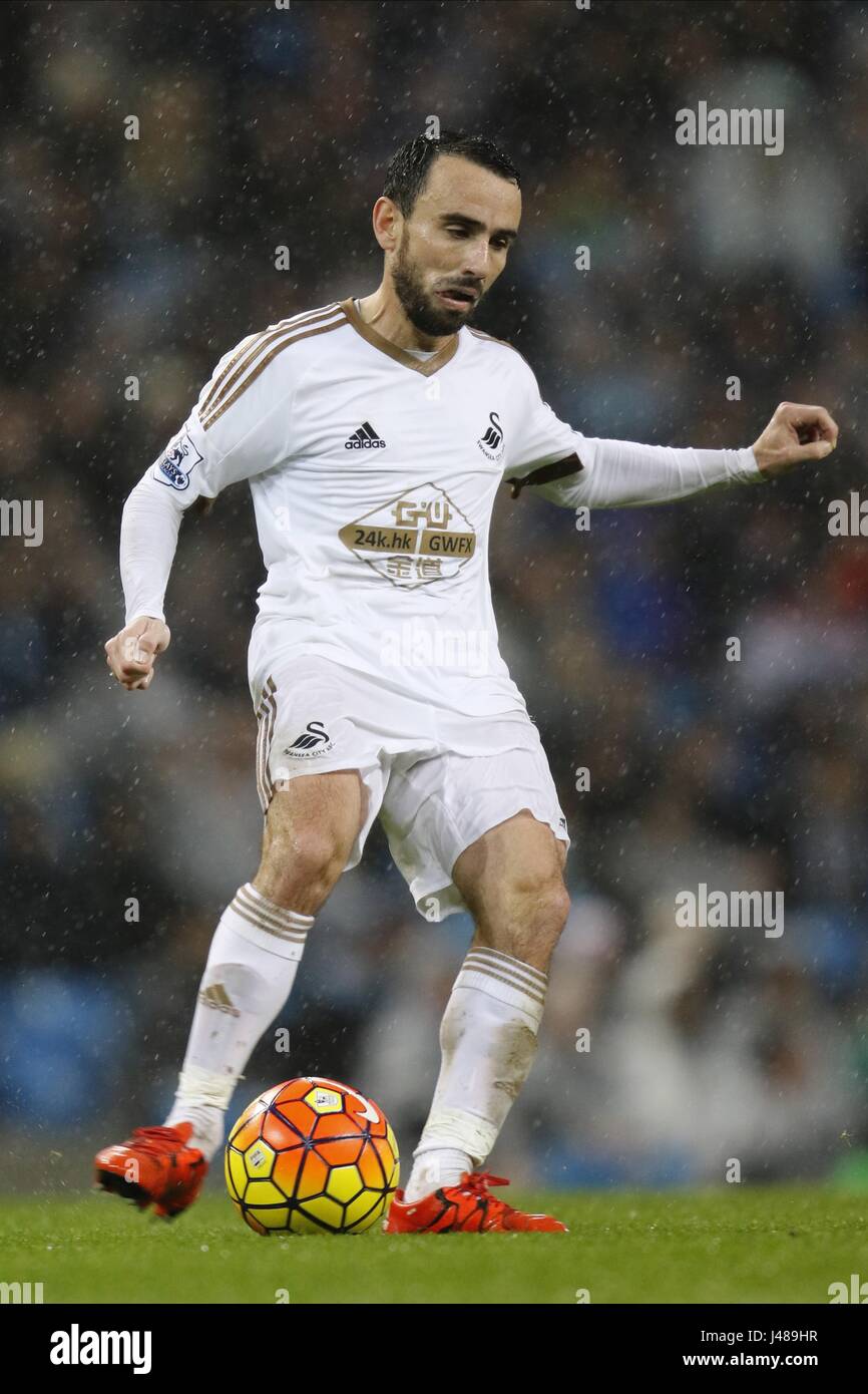 LEON BRITTON SWANSEA CITY FC SWANSEA CITY FC ETIHAD STADIUM MANCHESTER ...