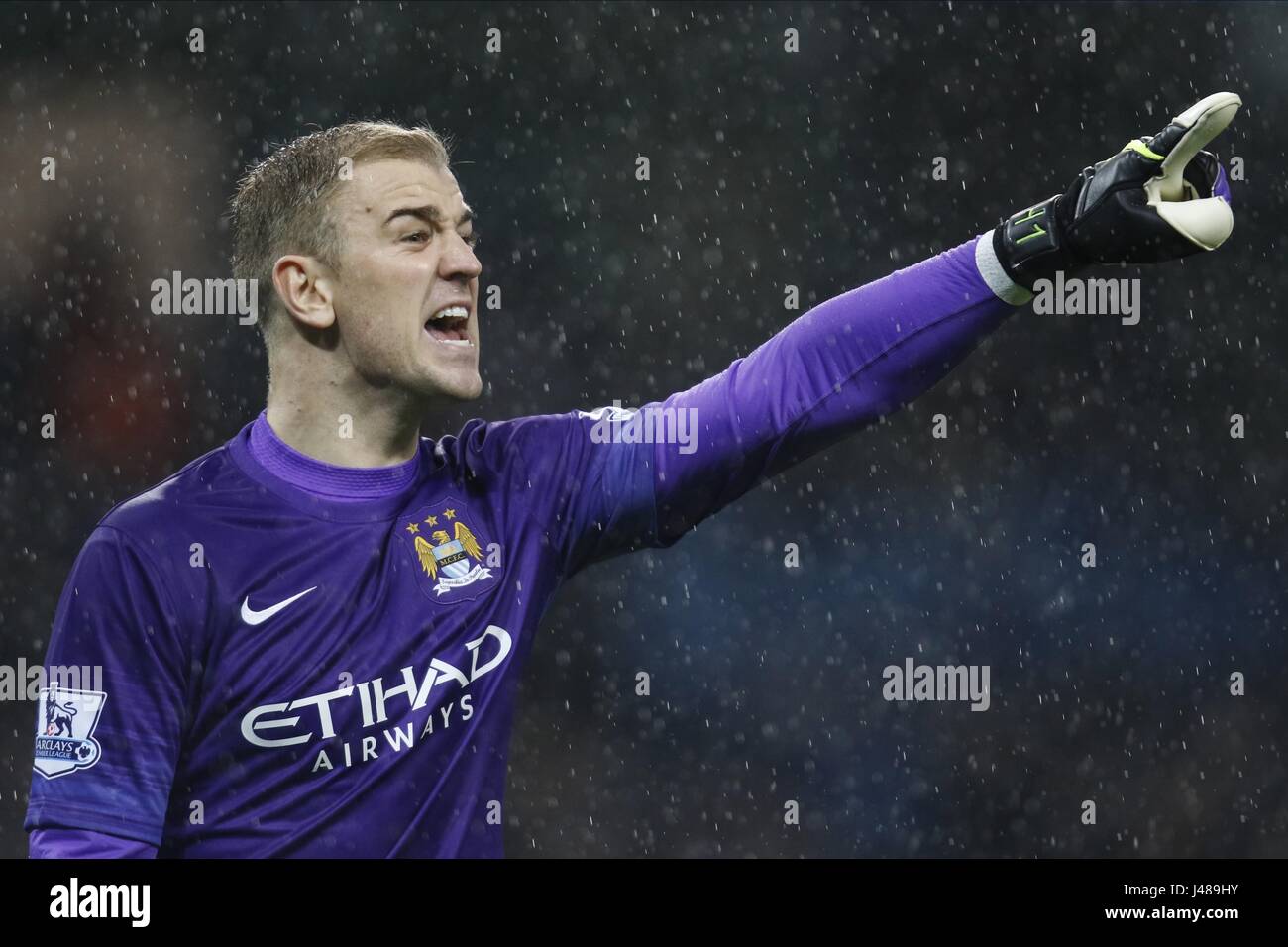 JOE HART MANCHESTER CITY FC MANCHESTER CITY FC ETIHAD STADIUM ...