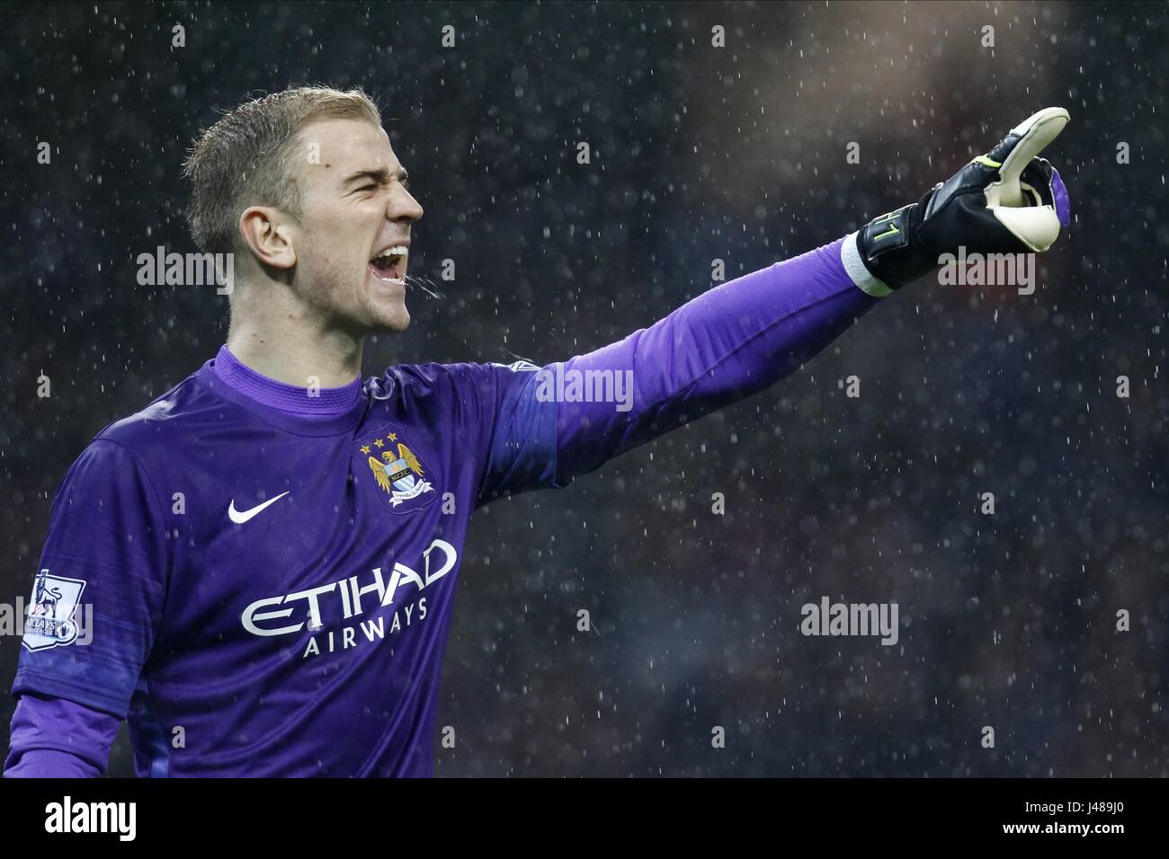 JOE HART MANCHESTER CITY FC MANCHESTER CITY FC ETIHAD STADIUM ...