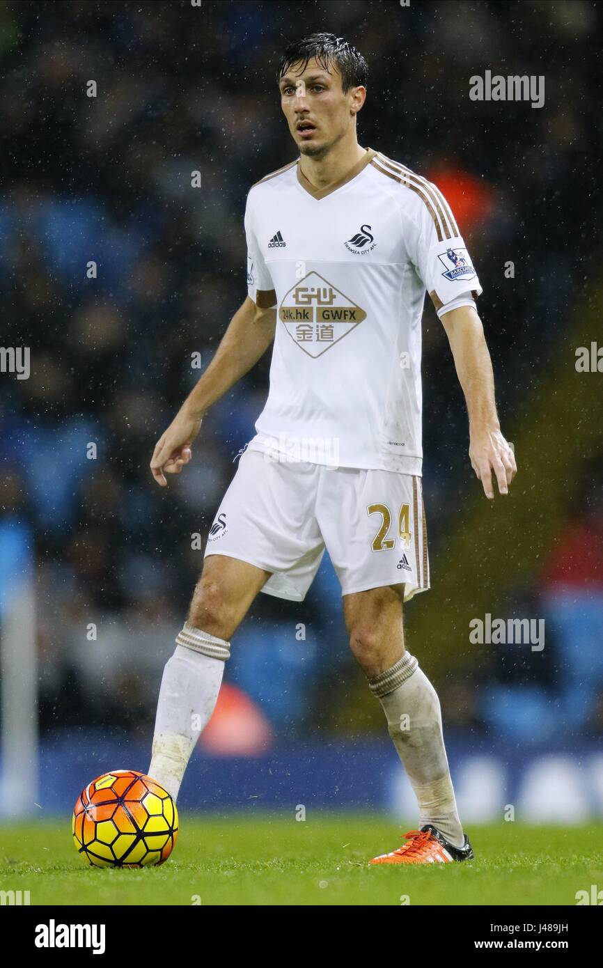 JACK CORK SWANSEA CITY FC SWANSEA CITY FC ETIHAD STADIUM MANCHESTER ...