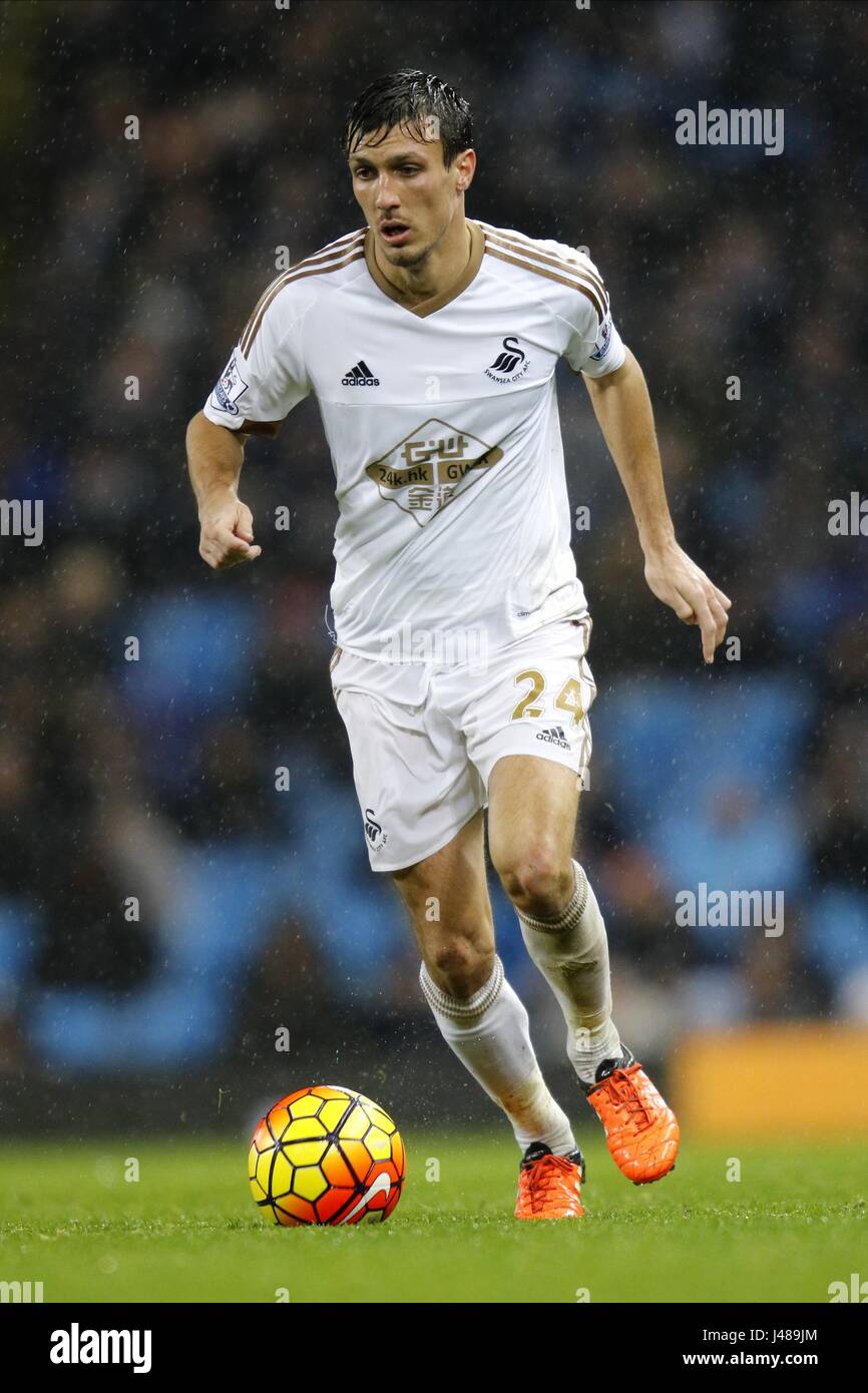 JACK CORK SWANSEA CITY FC SWANSEA CITY FC ETIHAD STADIUM MANCHESTER ...