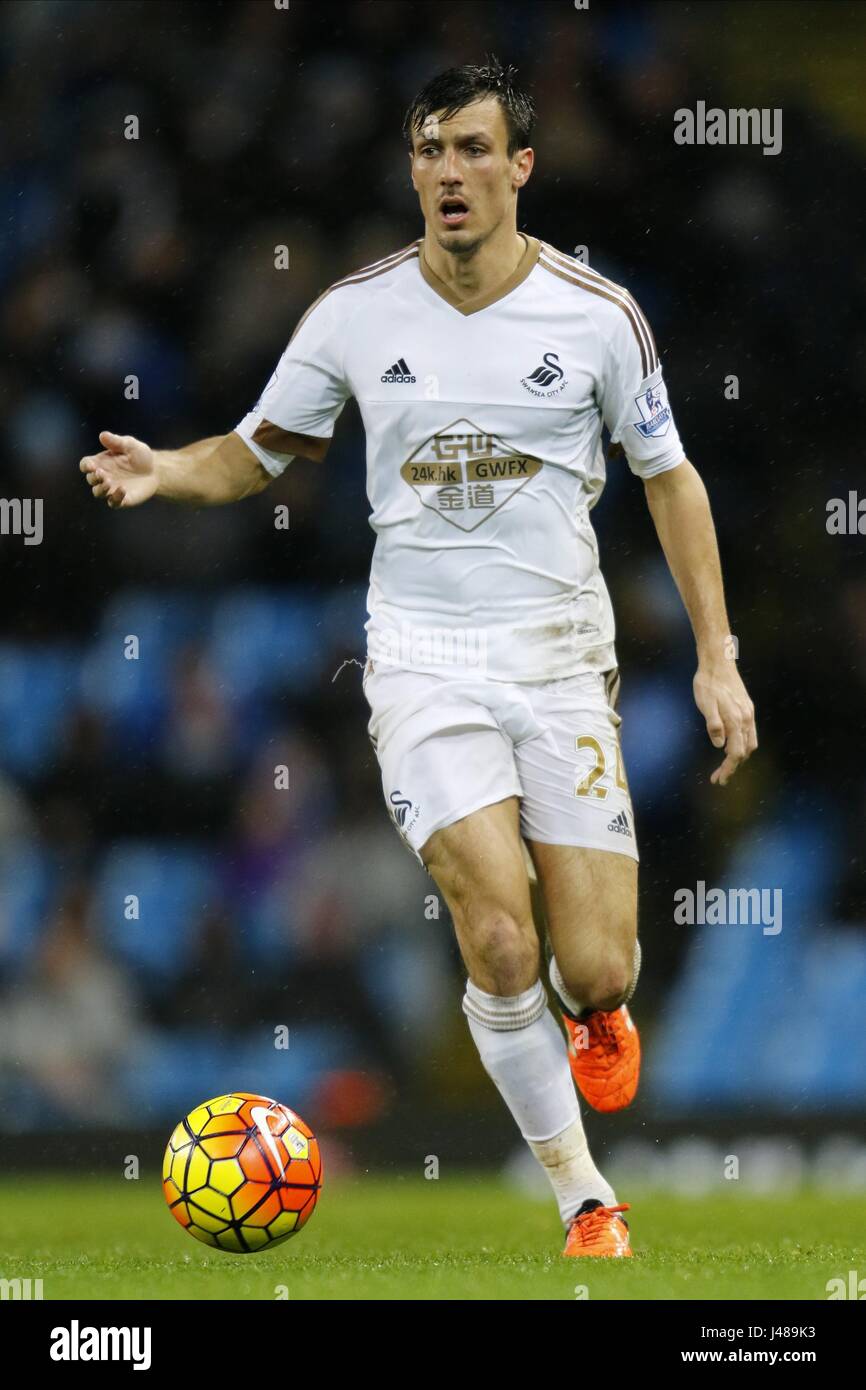 JACK CORK SWANSEA CITY FC SWANSEA CITY FC ETIHAD STADIUM MANCHESTER ...