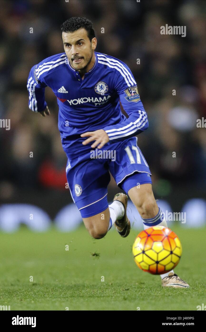 PEDRO CHELSEA FC FOOTBALLER OLD TRAFFORD MANCHESTER ENGLAND 28 December ...