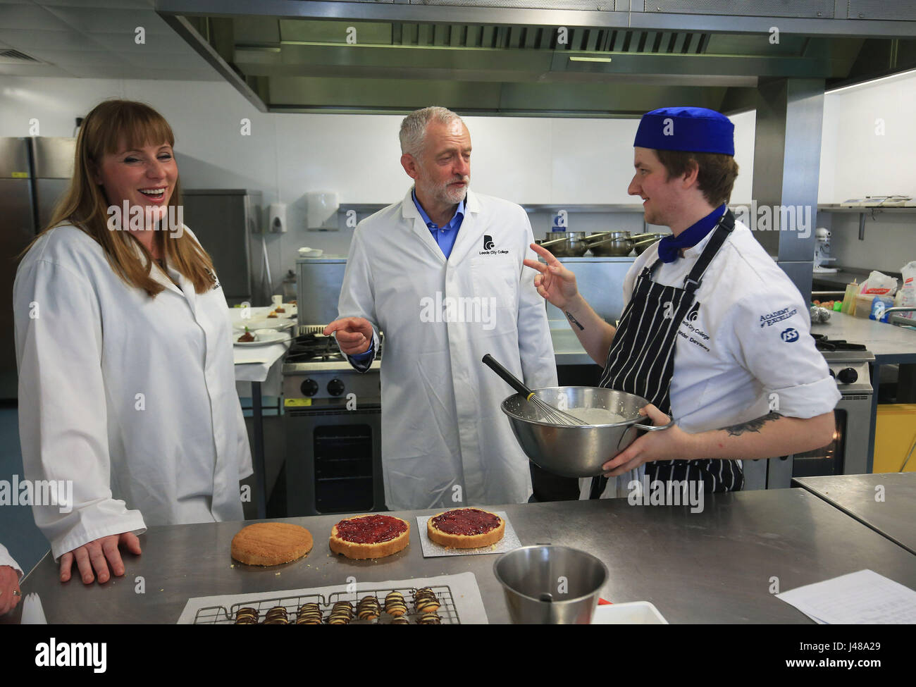 Labour leader Jeremy Corbyn and Angela Rayner, Labour's Shadow ...