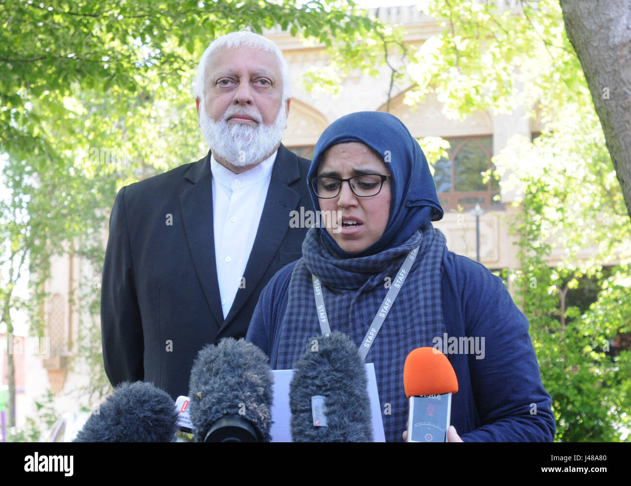 Headteacher at jameah girls academy in leicester hi-res stock ...