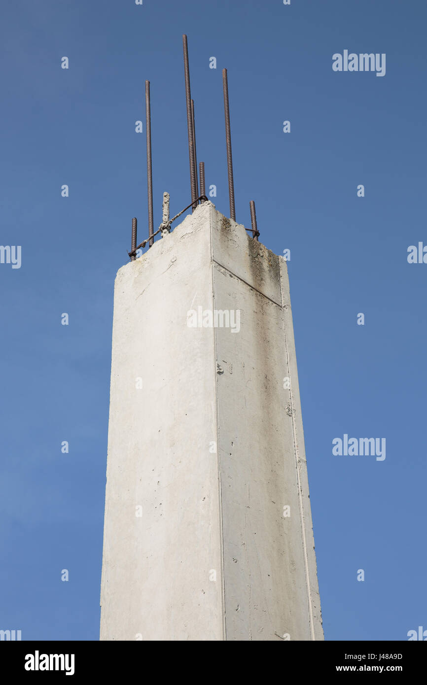 Reinforced concrete piles hi-res stock photography and images - Alamy