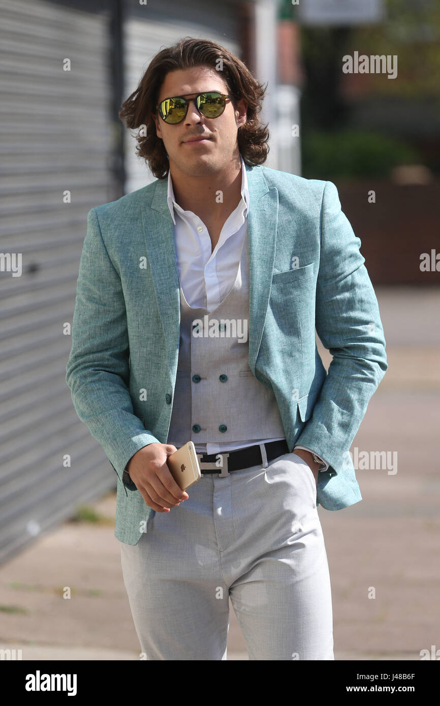 The cast of TOWIE filming for Gemma's Easter Ball Featuring: Chris ...