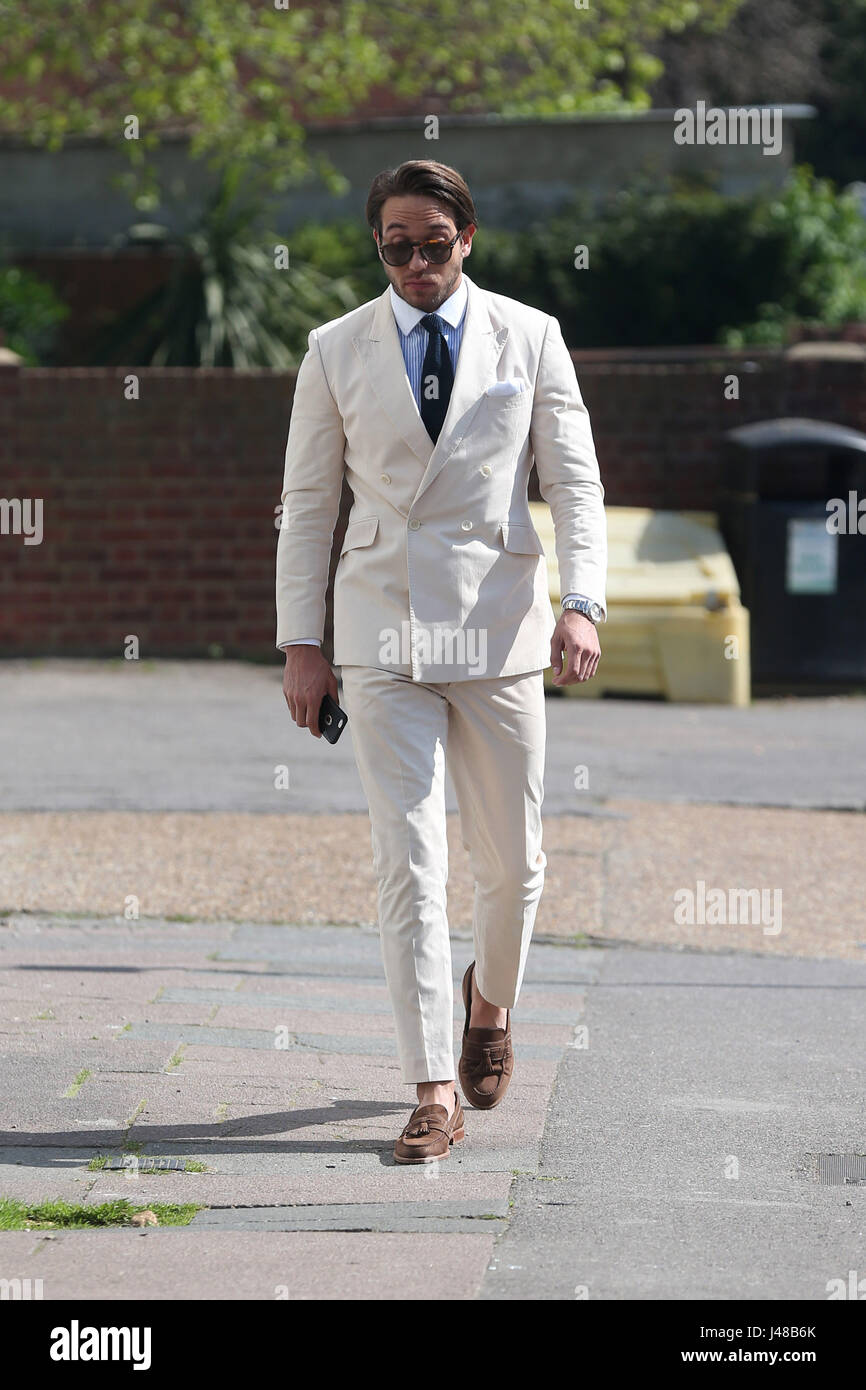 The cast of TOWIE filming for Gemma's Easter Ball Featuring: James Lock ...