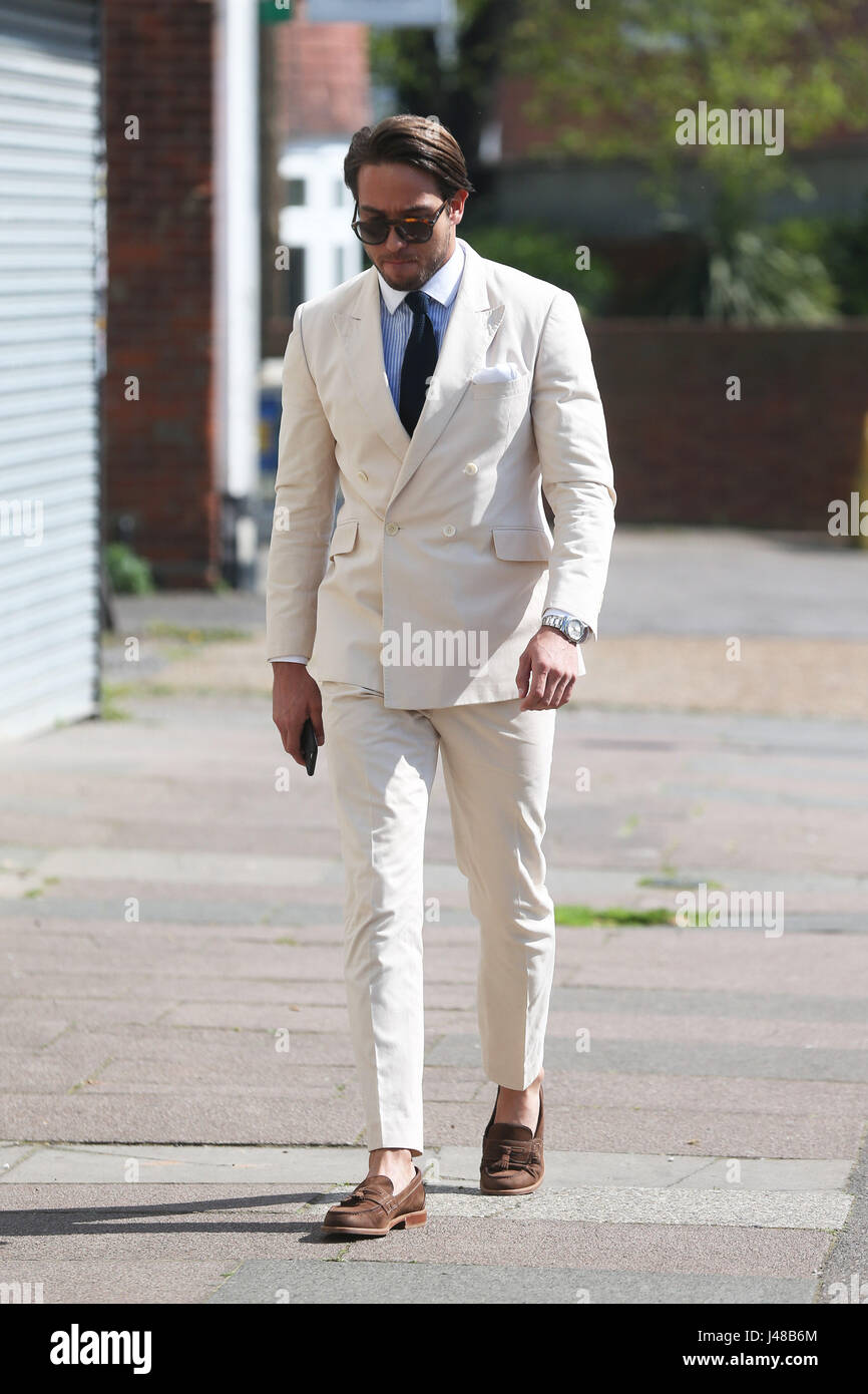 The cast of TOWIE filming for Gemma's Easter Ball Featuring: James Lock ...