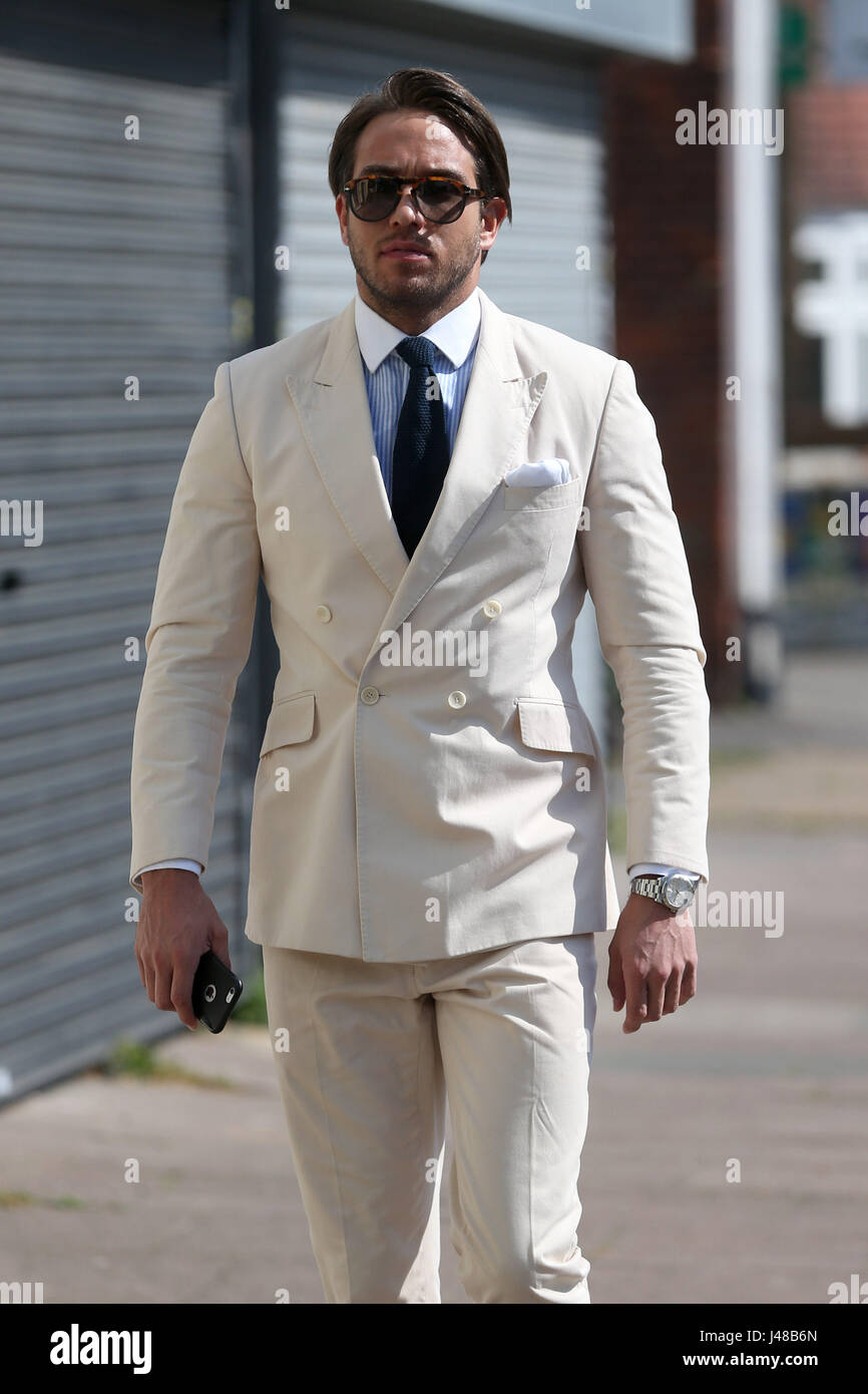 The cast of TOWIE filming for Gemma's Easter Ball Featuring: James Lock ...