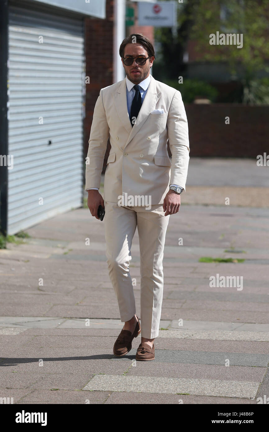 The cast of TOWIE filming for Gemma's Easter Ball Featuring: James Lock ...