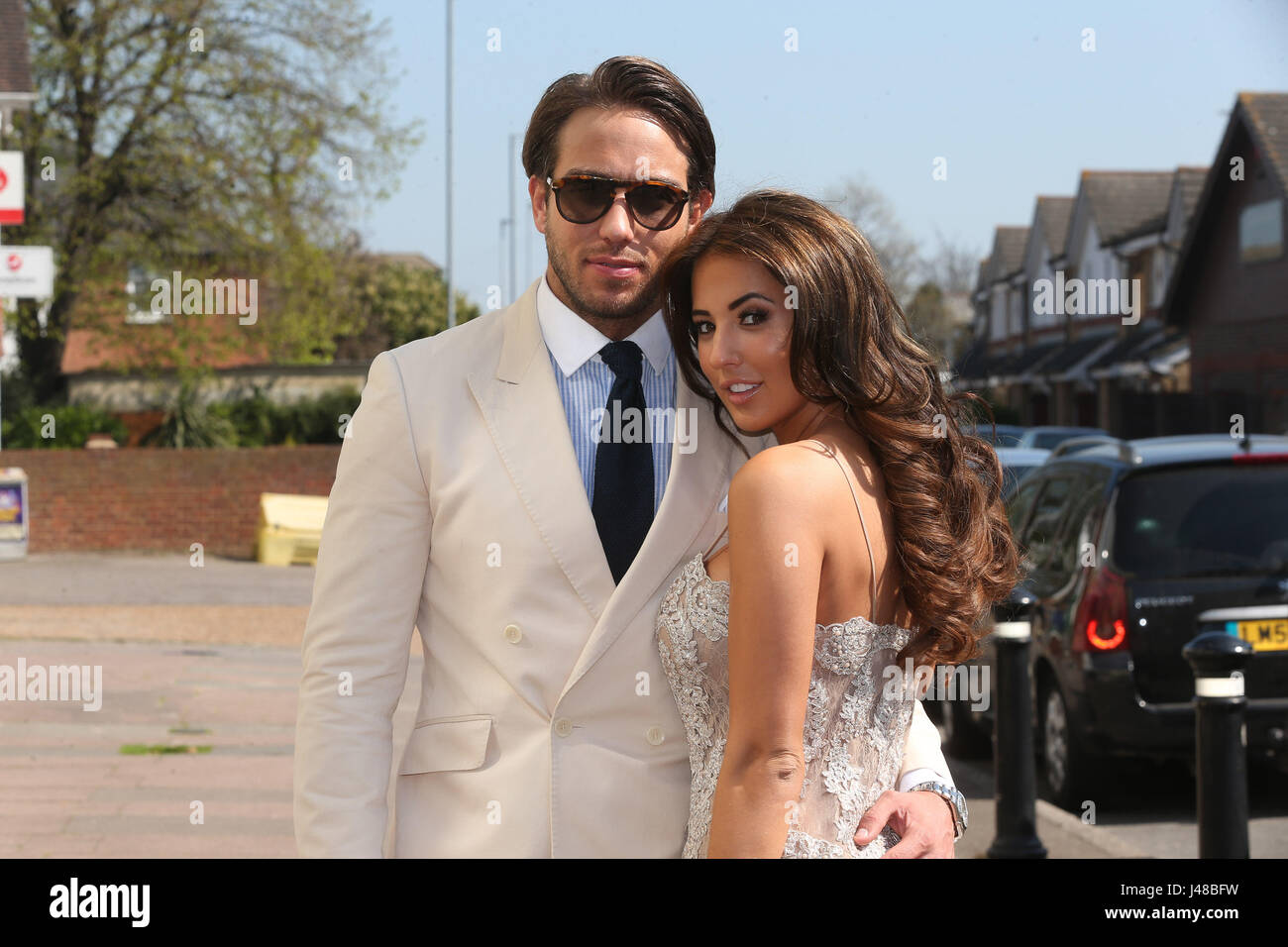 The cast of TOWIE filming for Gemma's Easter Ball Featuring: Yazmin ...