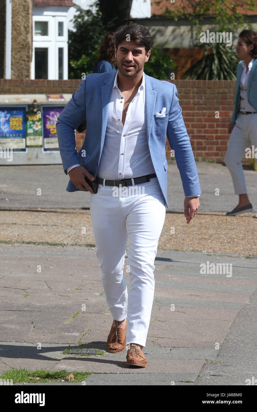 The cast of TOWIE Filming for Gemma's Easter Ball Featuring: Jon Clark ...