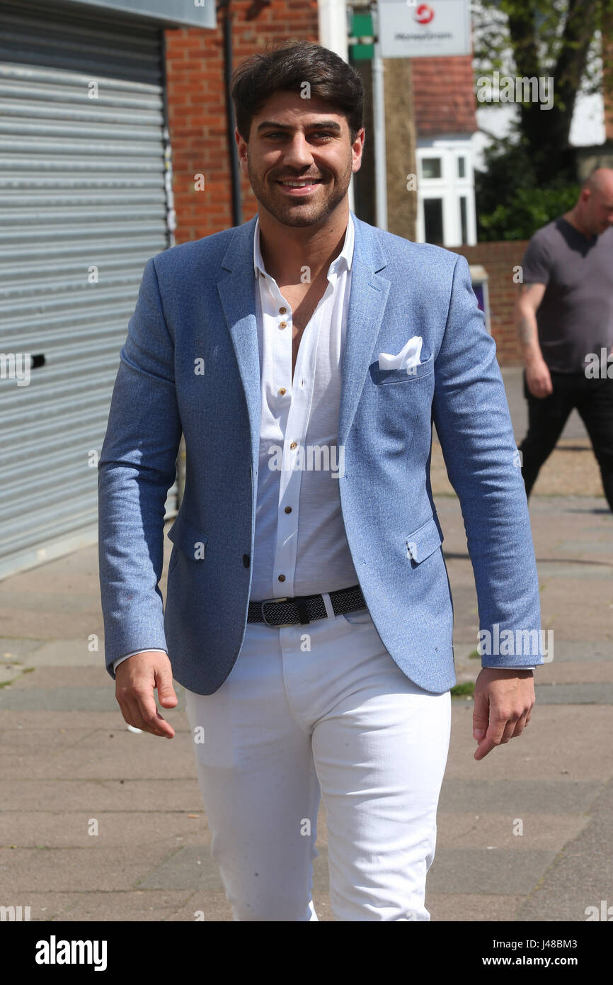 The cast of TOWIE Filming for Gemma's Easter Ball Featuring: Jon Clark ...