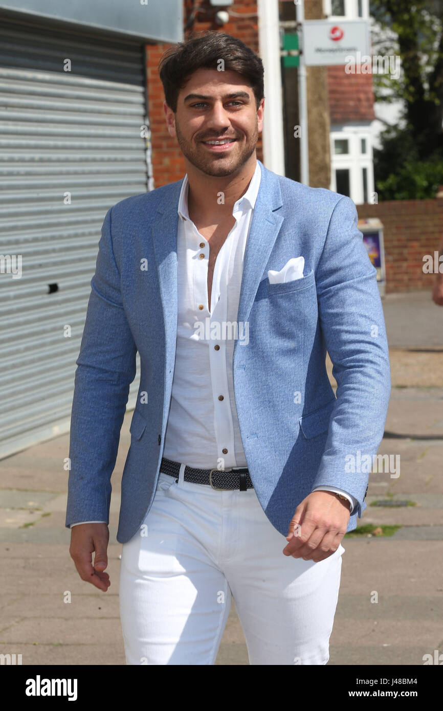 The cast of TOWIE Filming for Gemma's Easter Ball Featuring: Jon Clark ...