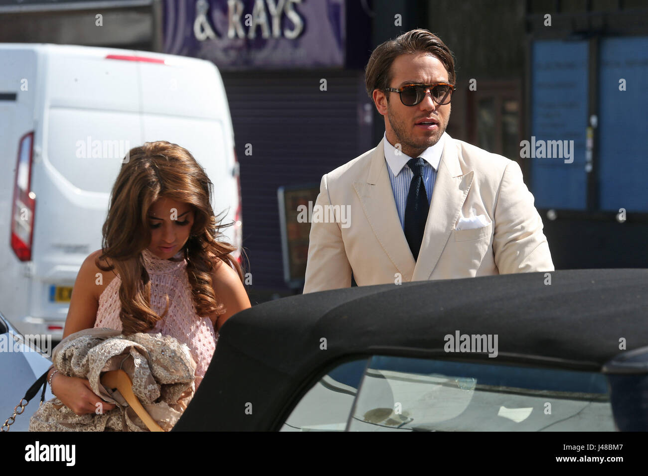 The cast of TOWIE Filming for Gemma's Easter Ball Featuring: Yazmin ...