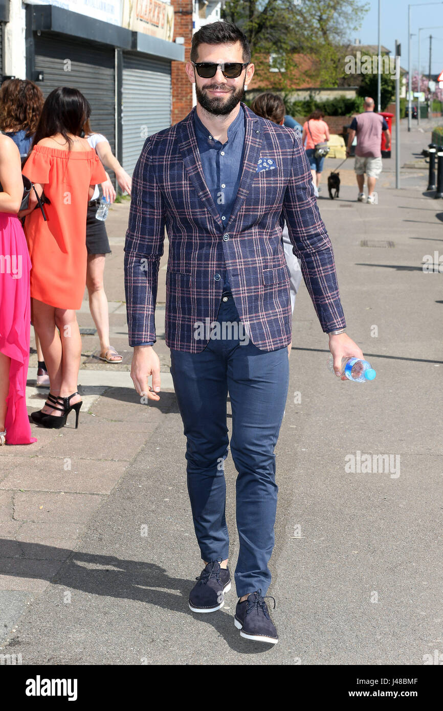 The cast of TOWIE Filming for Gemma's Easter Ball Featuring: Charlie ...