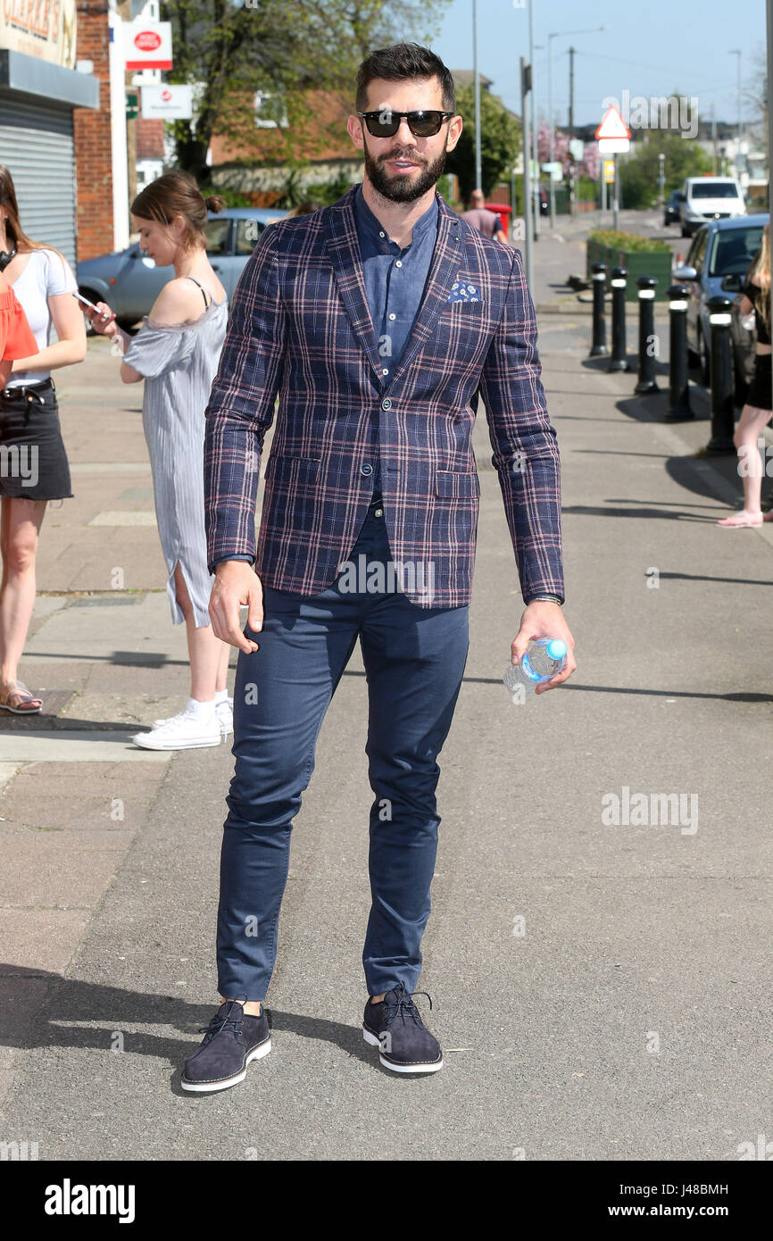 The cast of TOWIE Filming for Gemma's Easter Ball Featuring: Charlie ...