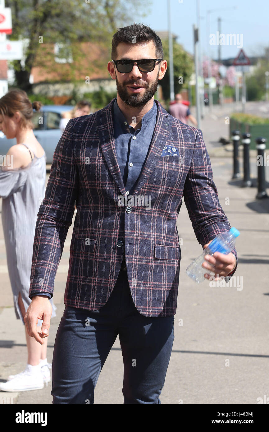 The cast of TOWIE Filming for Gemma's Easter Ball Featuring: Charlie ...