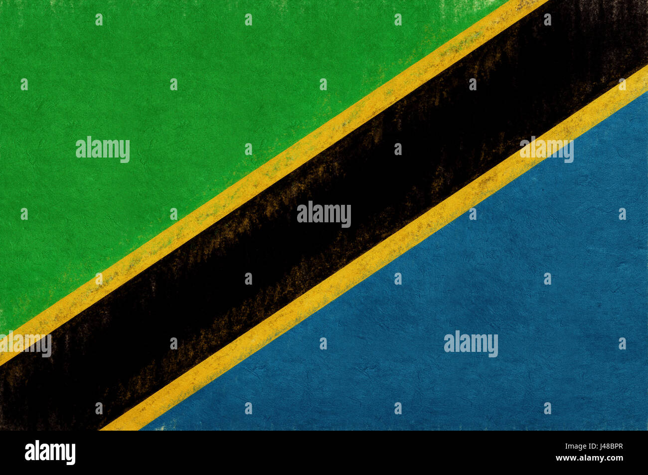 National flag of tanzania hi-res stock photography and images - Alamy