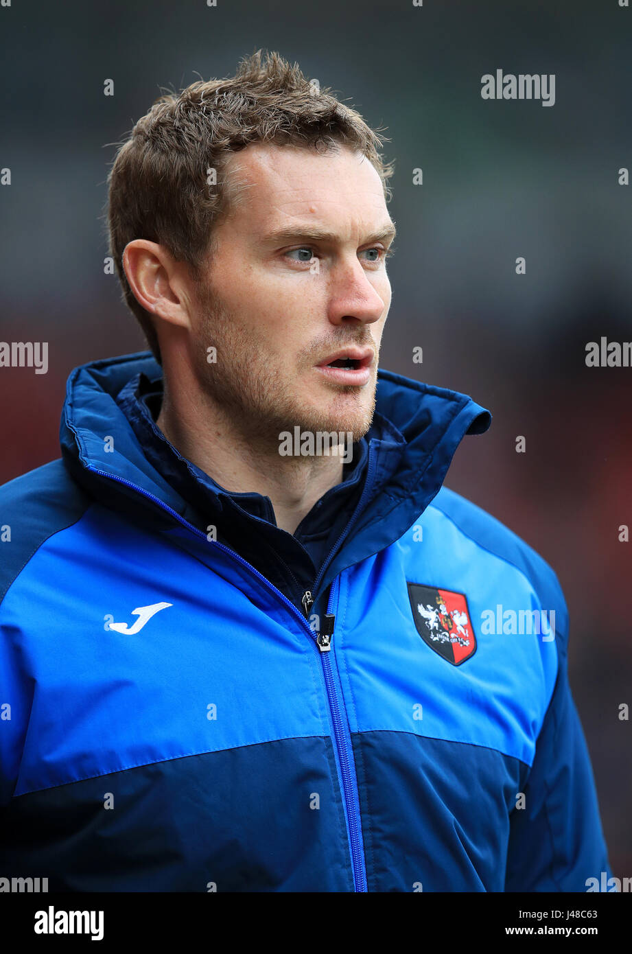 Exeter City coach Matt Taylor Stock Photo - Alamy
