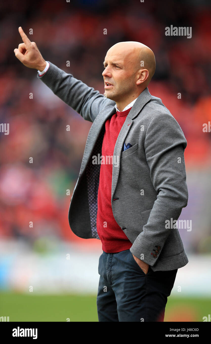 Exeter City manager Paul Tisdale Stock Photo - Alamy