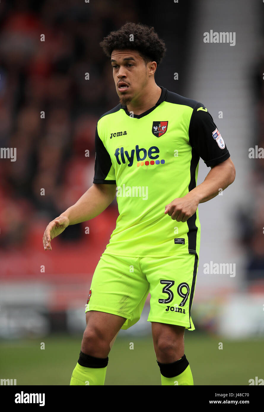 Exeter City's Troy Brown Stock Photo - Alamy