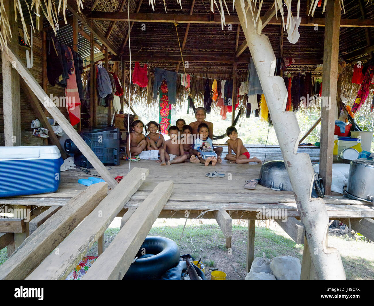 Embera village hi-res stock photography and images - Alamy