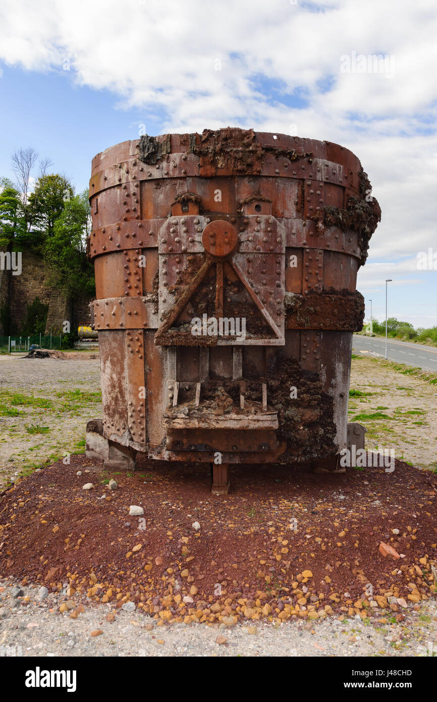 Brymbo Heritage Area and smelting crucible all that remains of former ...