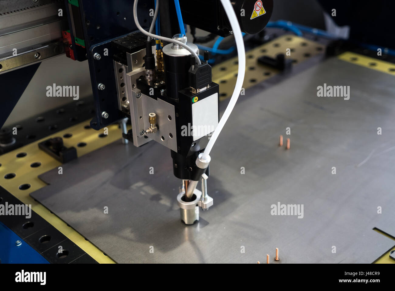 Compact stud welding head Stock Photo - Alamy