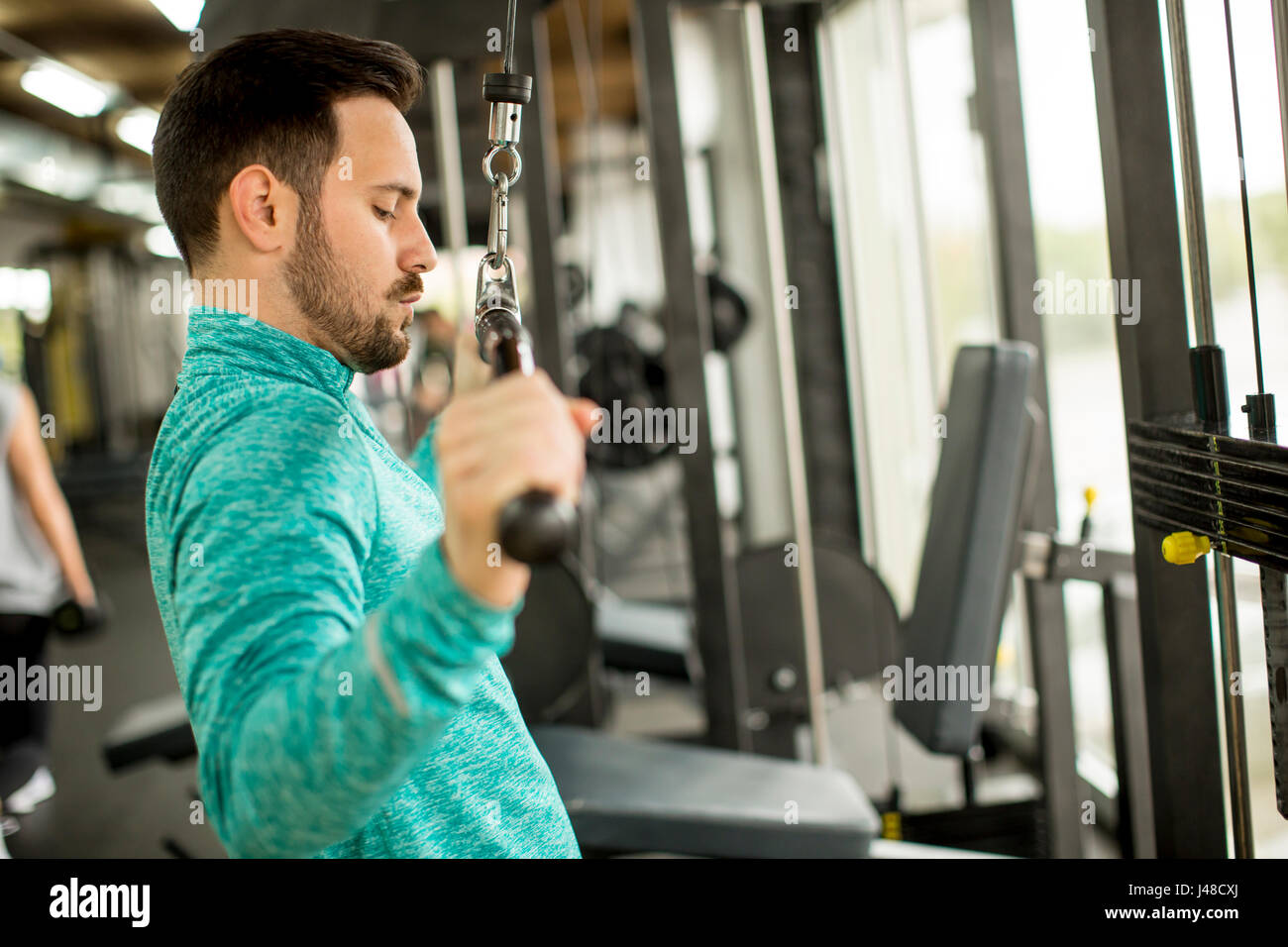 Exercise for triceps hi-res stock photography and images - Alamy