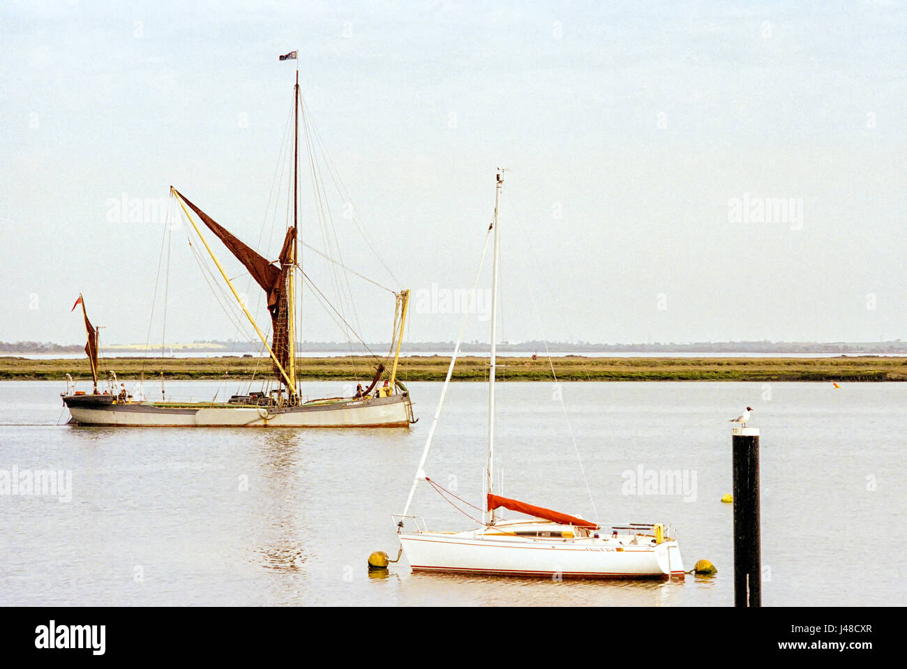 Xylonite, Thames Sailing Barge, River Blackwater, Essex Stock Photo - Alamy