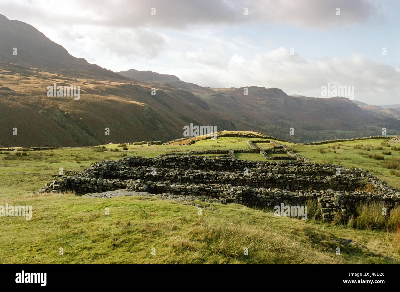 Hardknott Roman Fort, Cumbria Stock Photo - Alamy