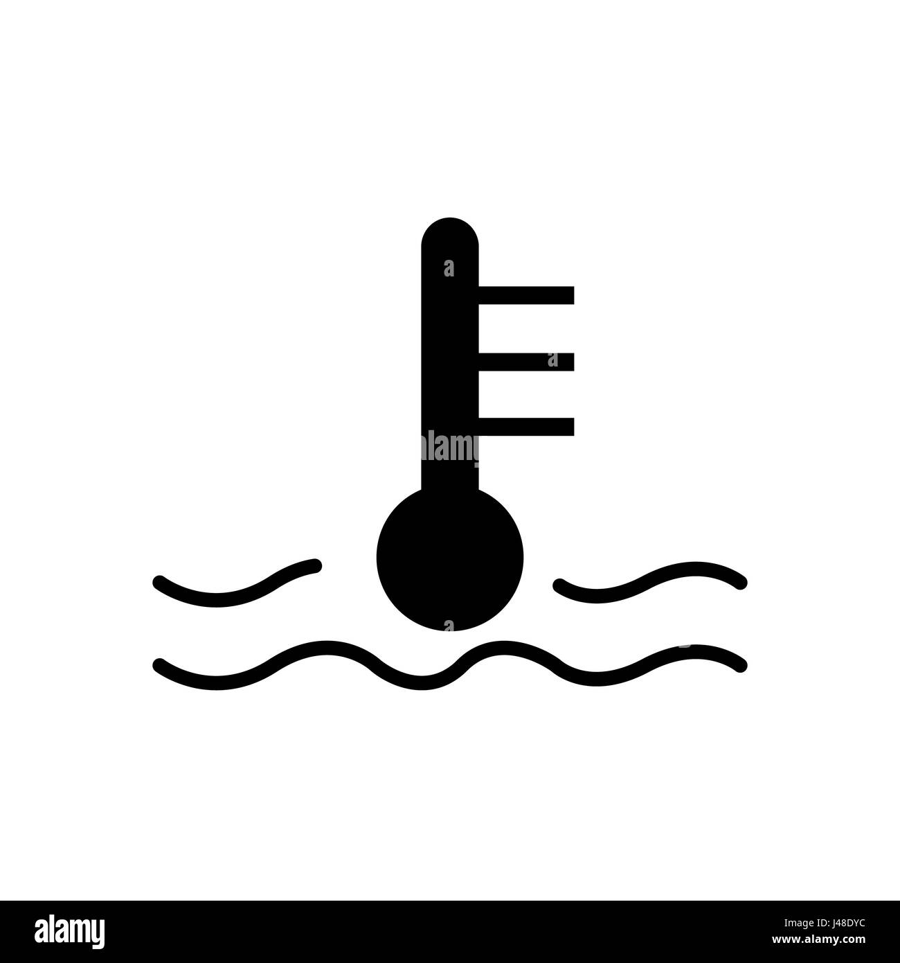 Motor temperature icon Stock Photo - Alamy