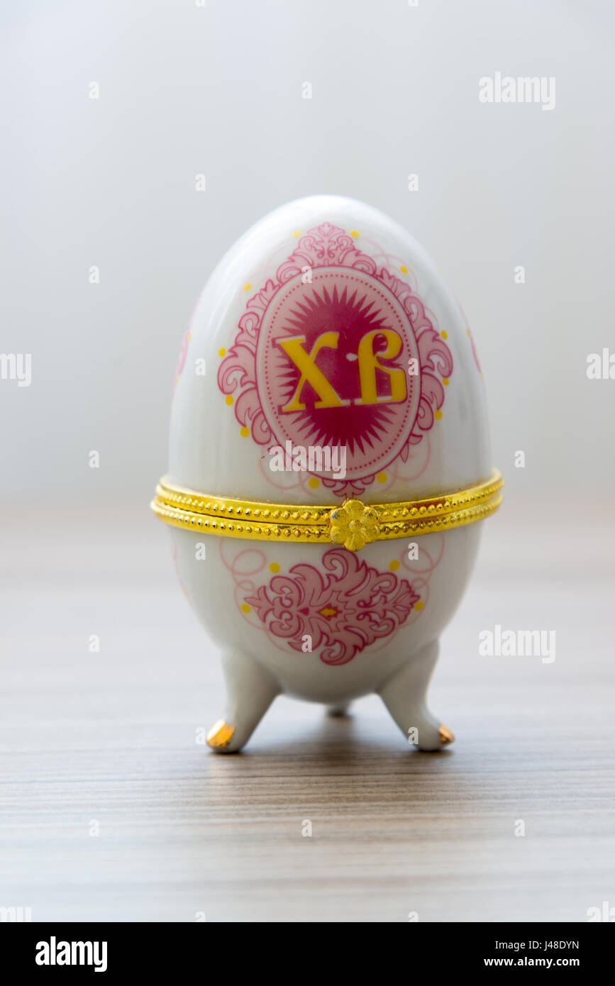 Casket in form of an Easter egg, Russia Stock Photo - Alamy