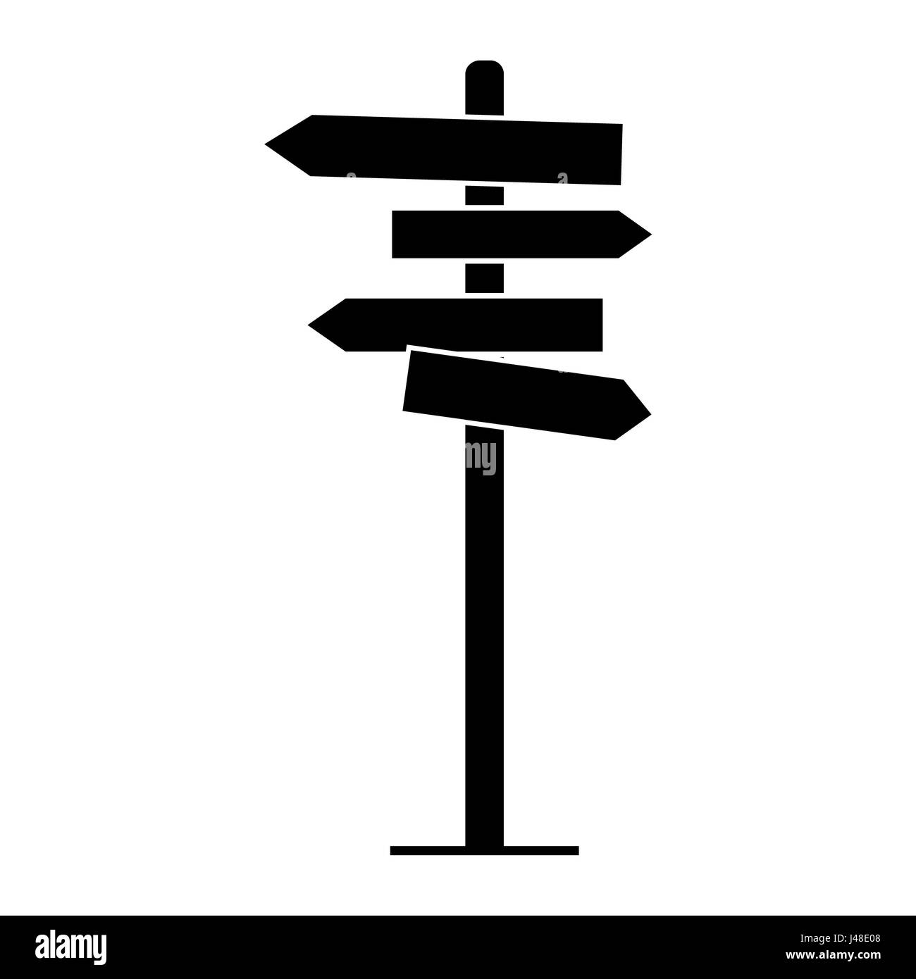 Concept signpost Black and White Stock Photos & Images - Alamy