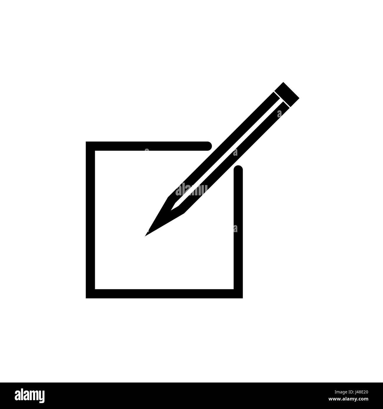 Notepad icon hi-res stock photography and images - Alamy