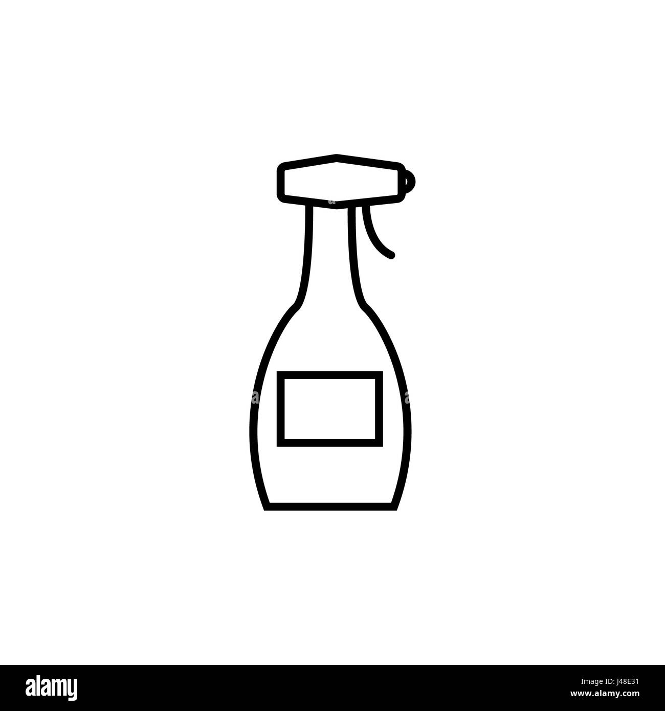 Cleaning spray icon simple Cut Out Stock Images & Pictures - Alamy