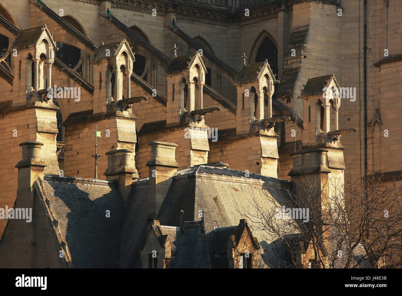 Paris facade gothic architecture hi-res stock photography and images ...