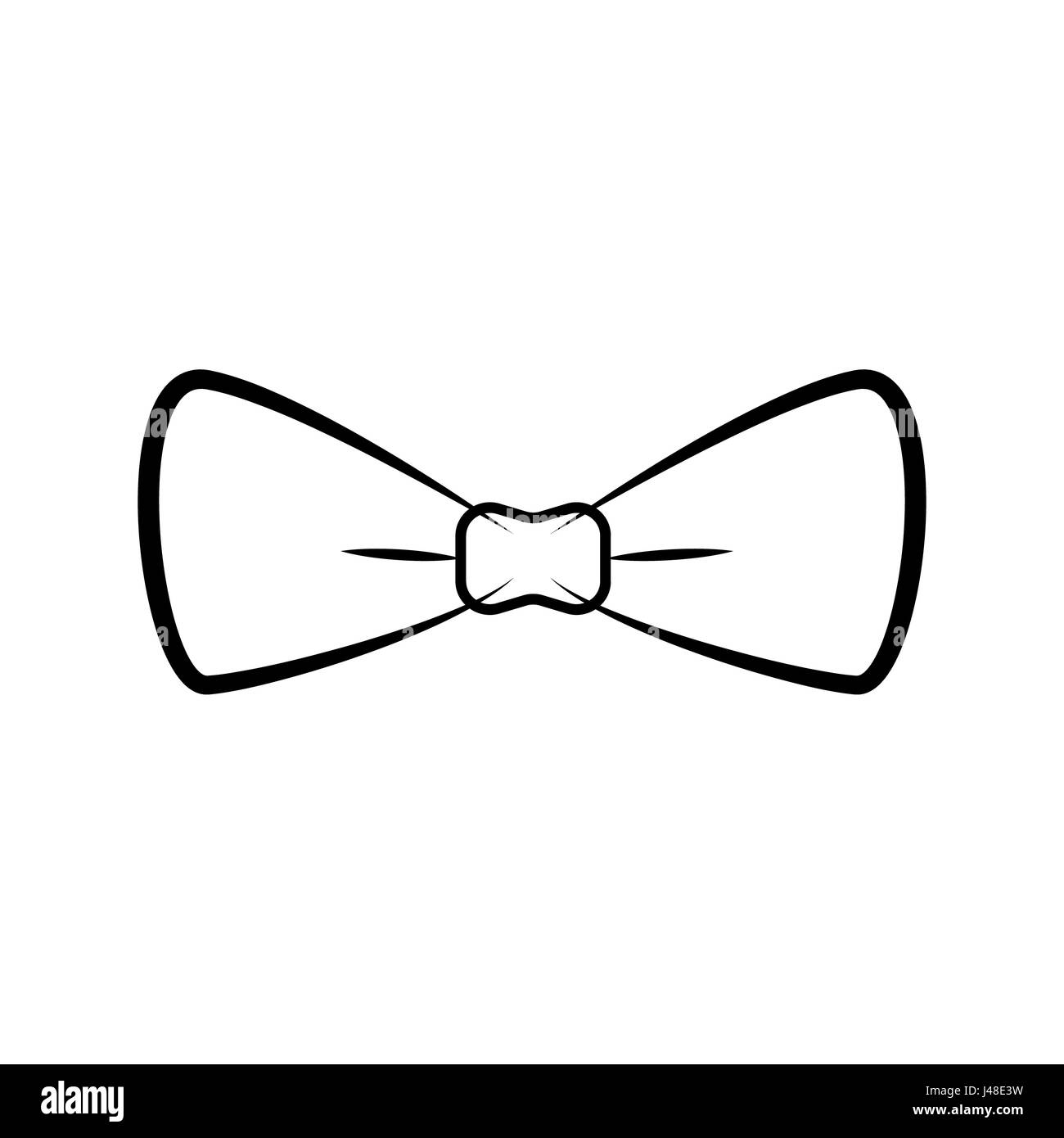 Bow tie, icon vector Stock Photo - Alamy